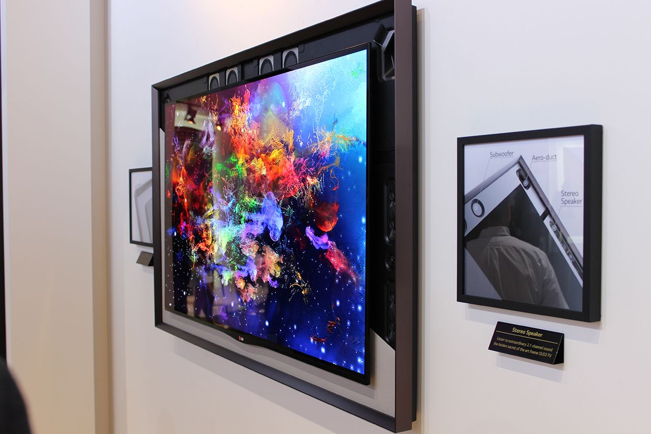 LG 55-inch Gallery OLED TV eyes-on in the classy corner of IFA
