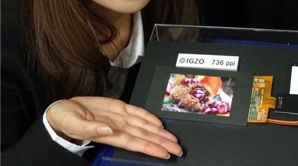 The 4K smartphone screen is here, 736ppi LCD shown off by Sharp