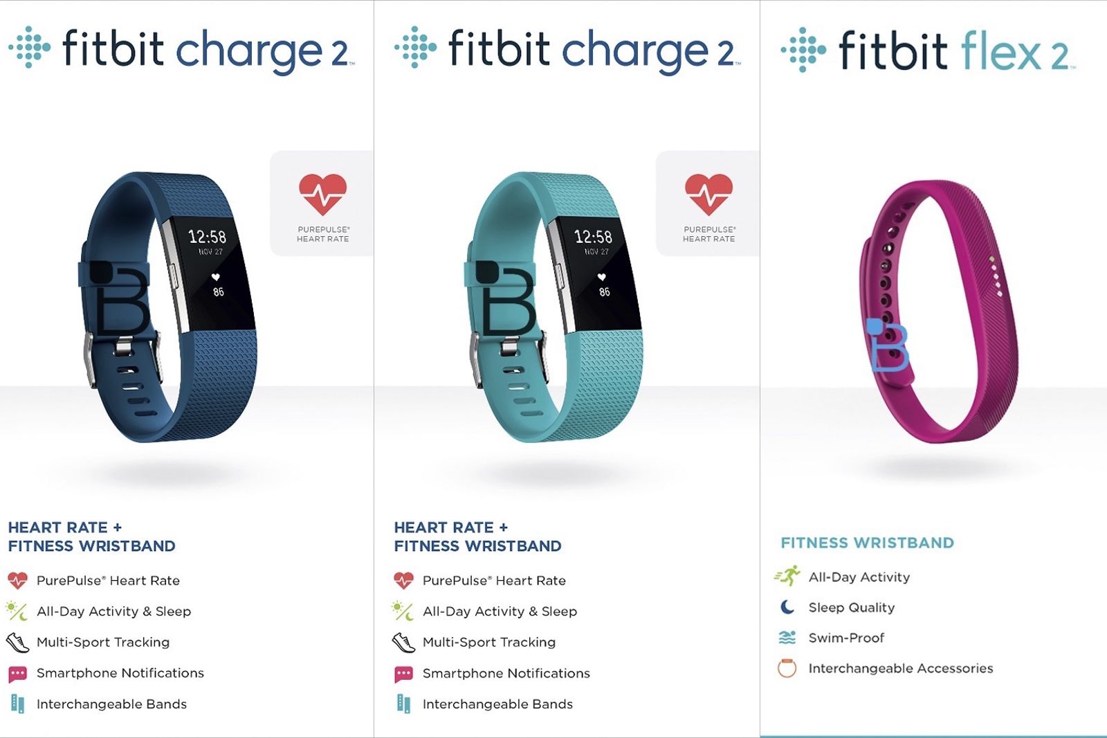 Leak shows Fitbit Charge 2 and Flex 2 in stunning detail