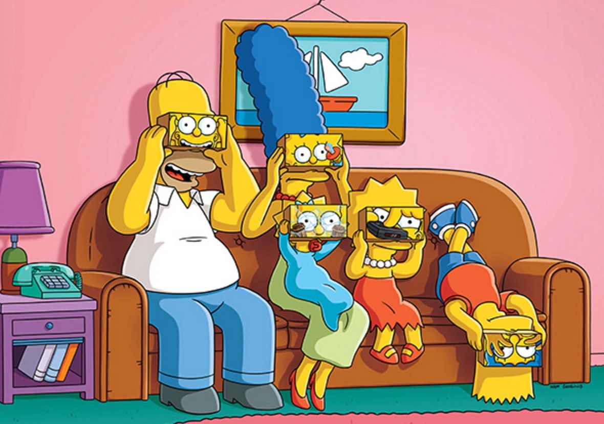 See the latest Simpsons couch gag in VR in honour of 600th episode