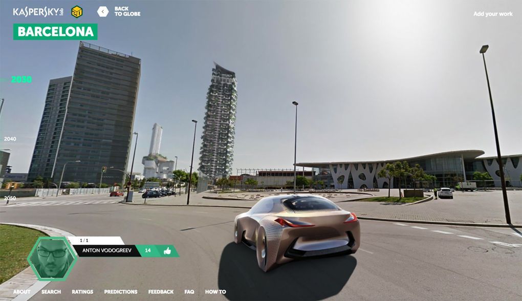 This interactive map shows how futuristic Earth might look in 2050