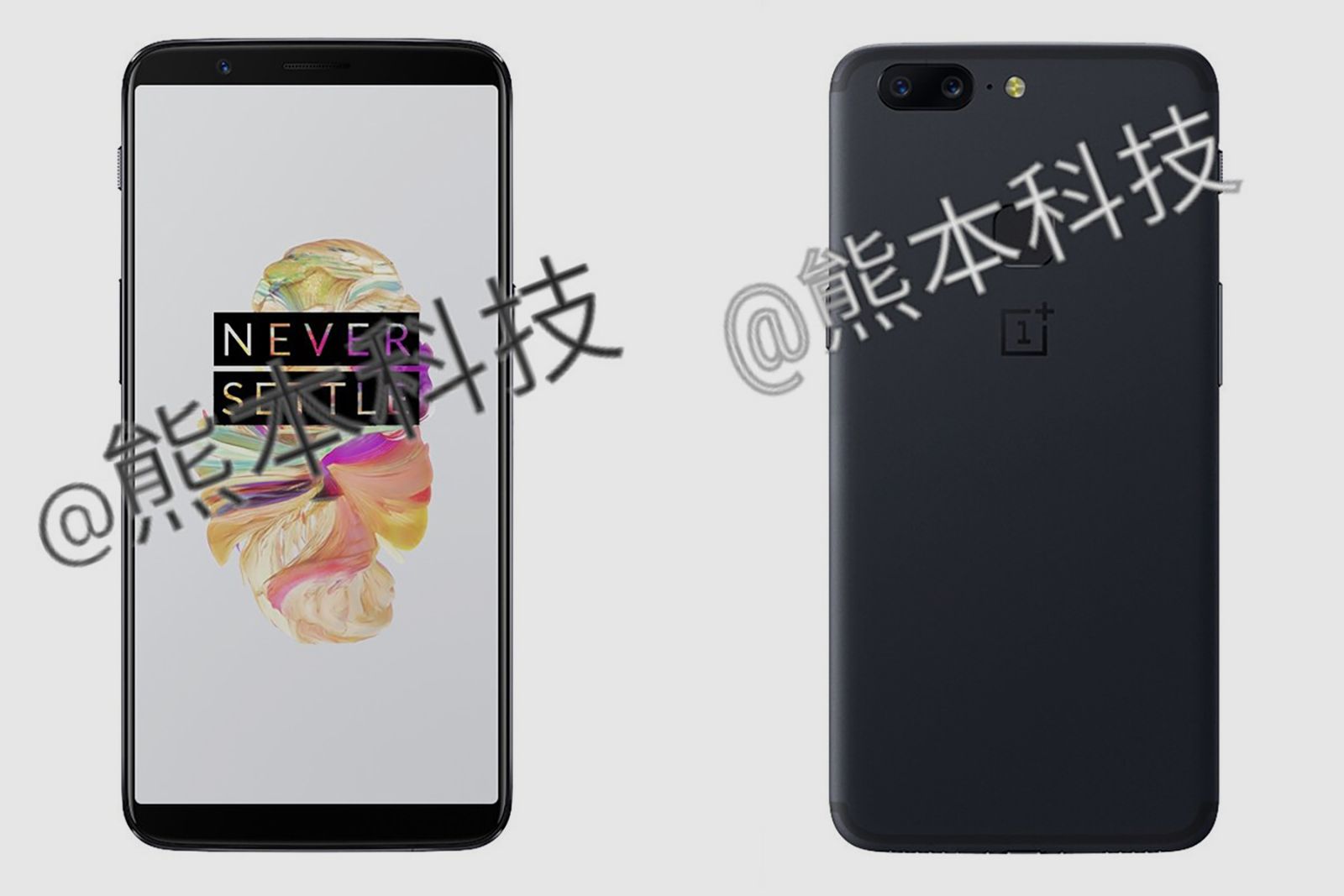 OnePlus 5T revealed: Front and backside shown off in leaked renders