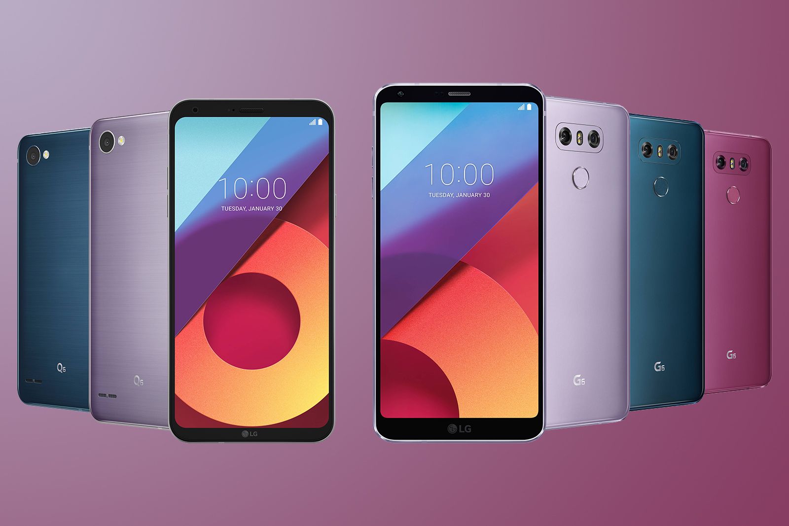 New LG G6 and Q6 colours make up for lack of G7 at MWC, sort of