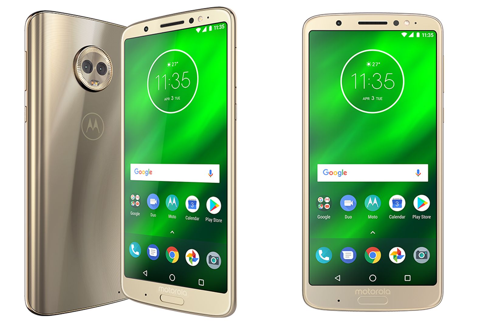 Motorola Moto G6, G6 Plus and G6 Play shown off in full renders
