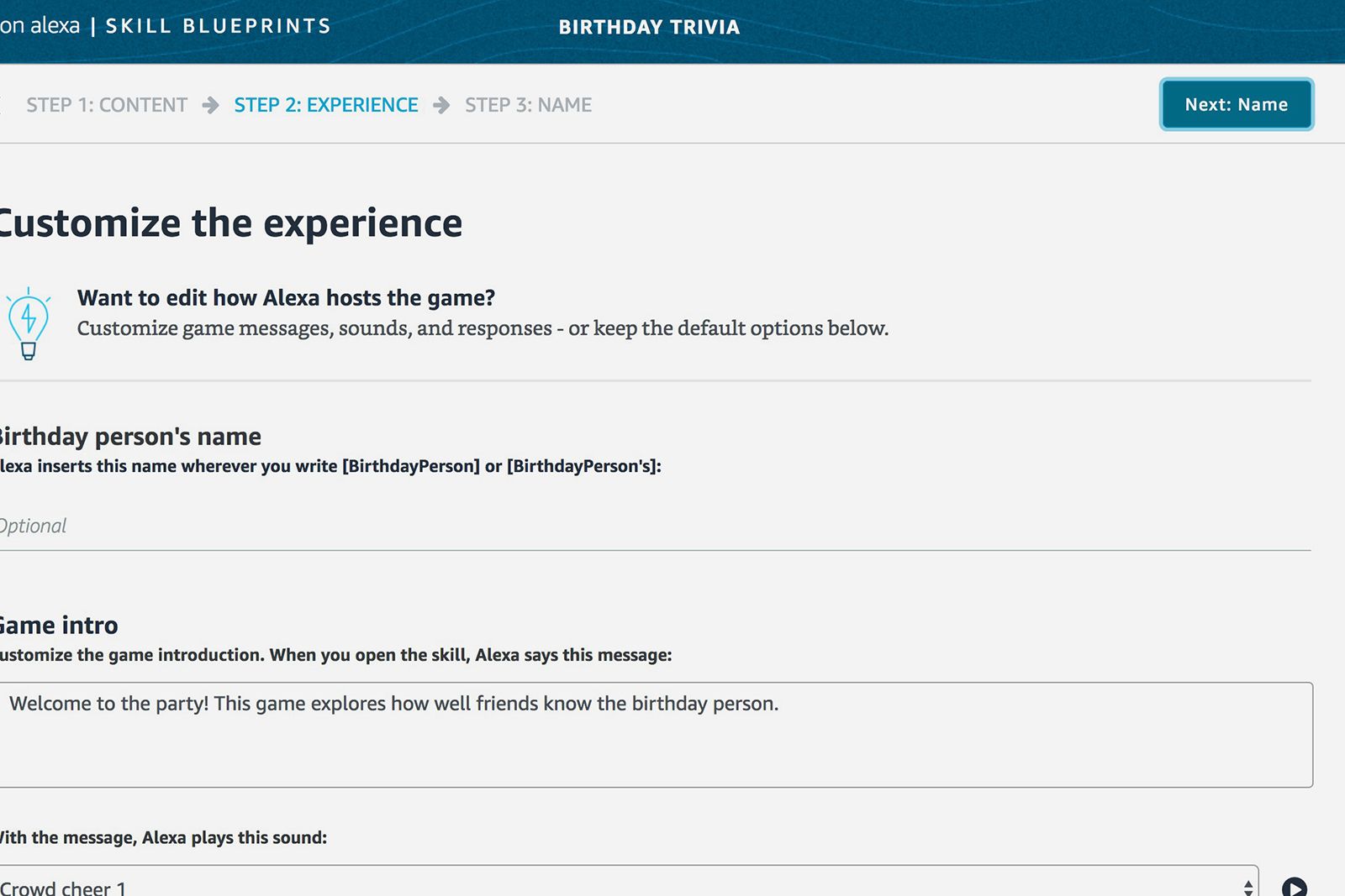 Alexa Skill Blueprints: How to create skills without coding