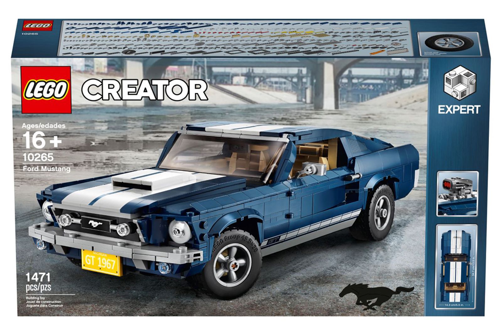 Now Lego's Creator Expert series gives us a customisable Ford Mustang