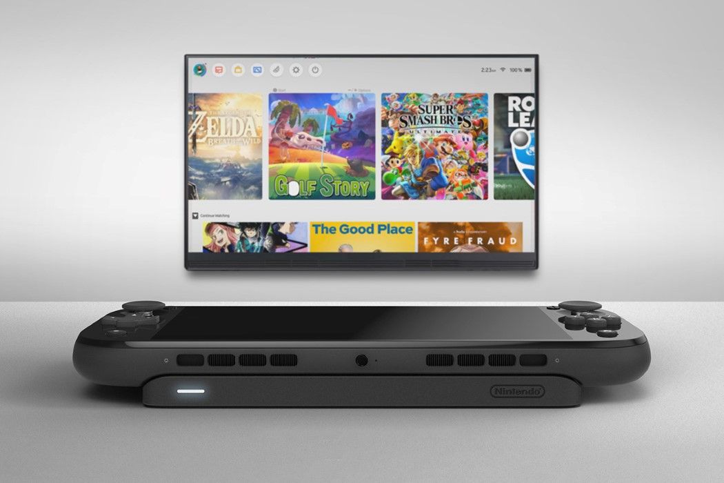 Fan concept Nintendo Switch lets you charge and dock on the go