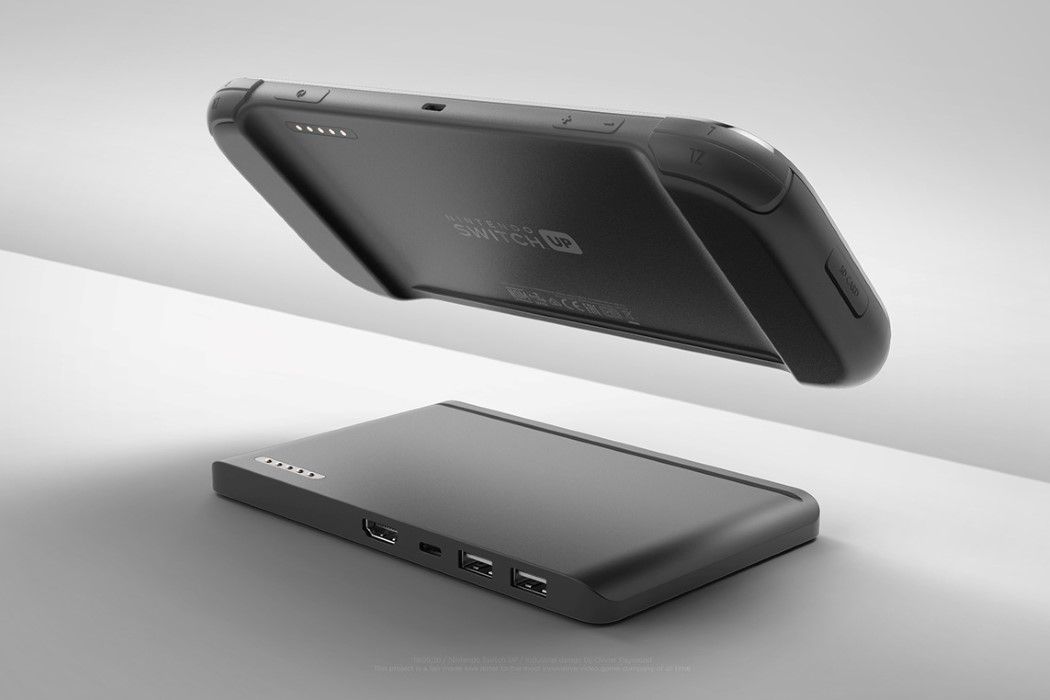 Fan concept Nintendo Switch lets you charge and dock on the go