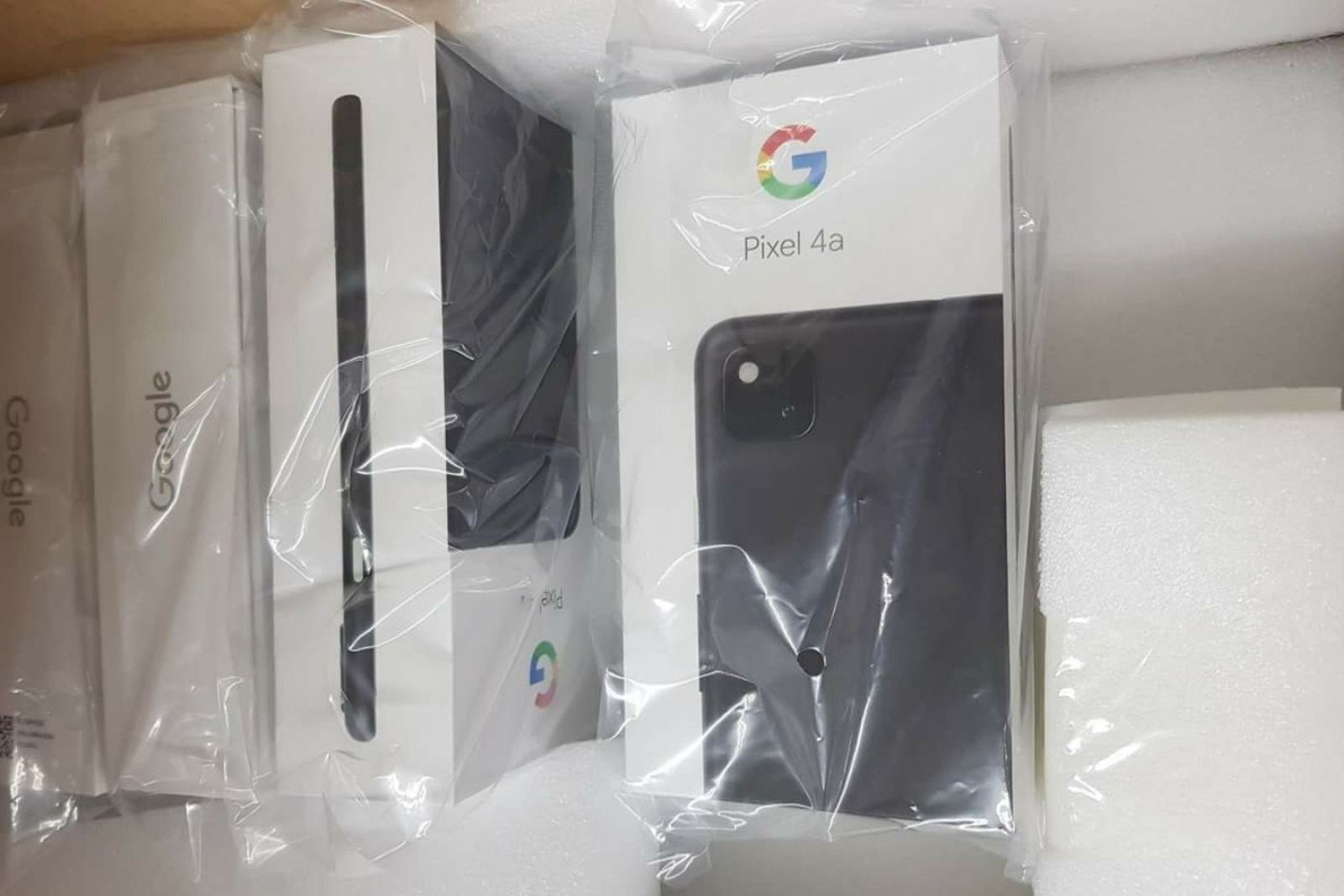 Google Pixel 4a packaging appears suggesting nearing release