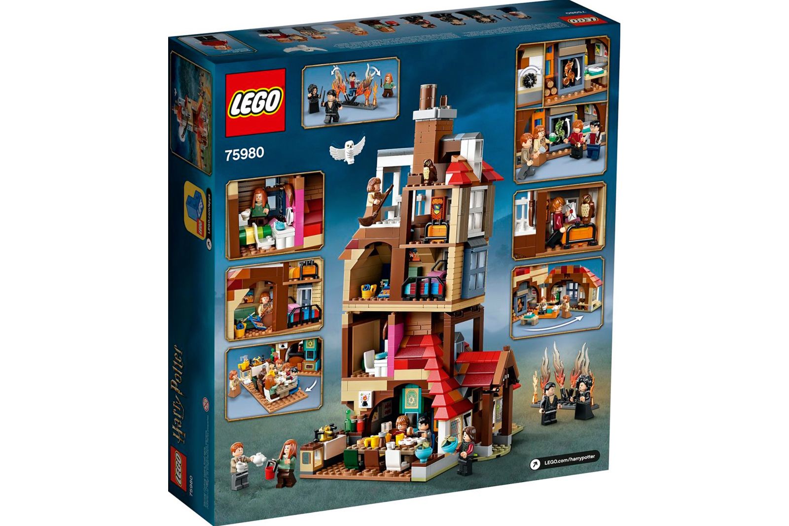 New Harry Potter Lego sets: Hedwig, Weasley house, and more