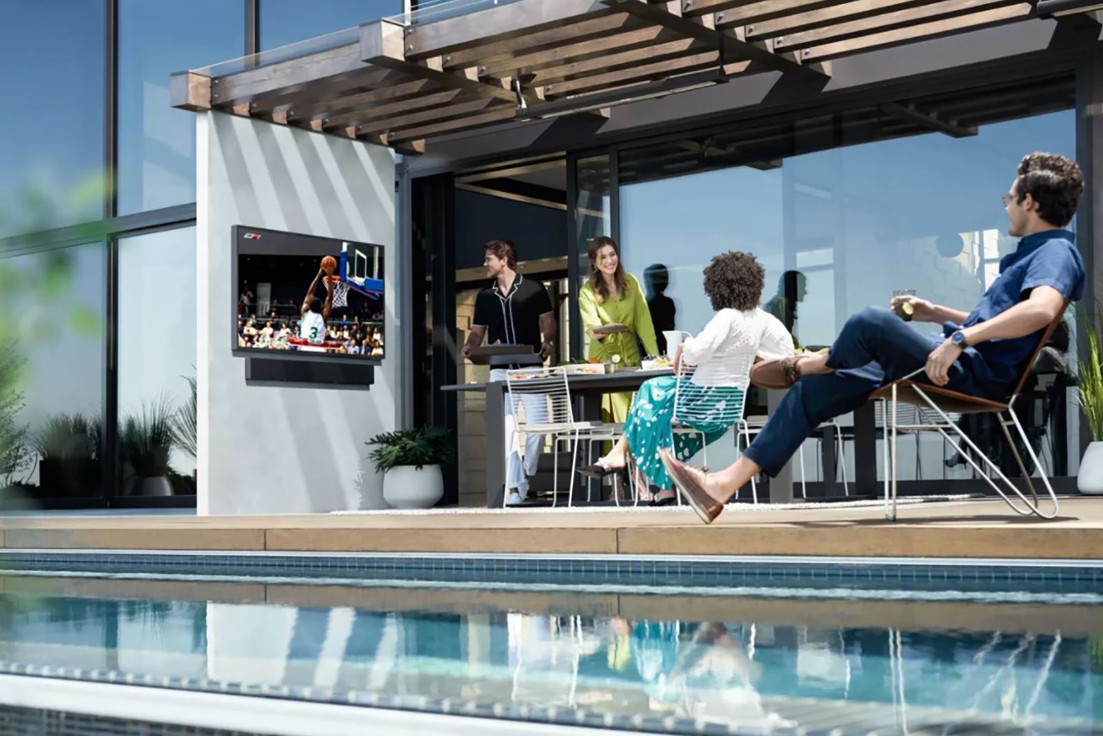 Samsung's Terrace TV is a 4K QLED outdoor TV, available now