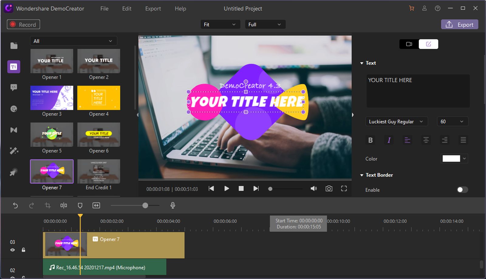 How to record your screen and webcam with Wondershare DemoCreator