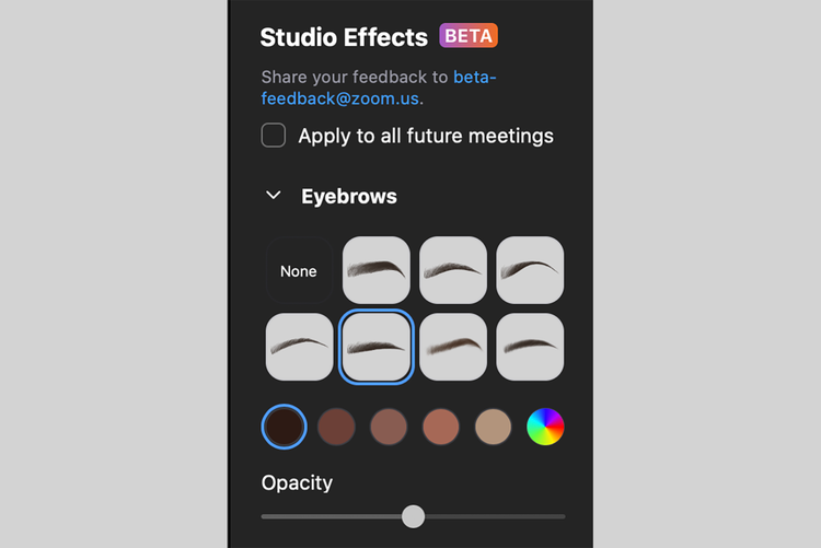 Zoom Studio Effects: How to use makeup filters in Zoom calls