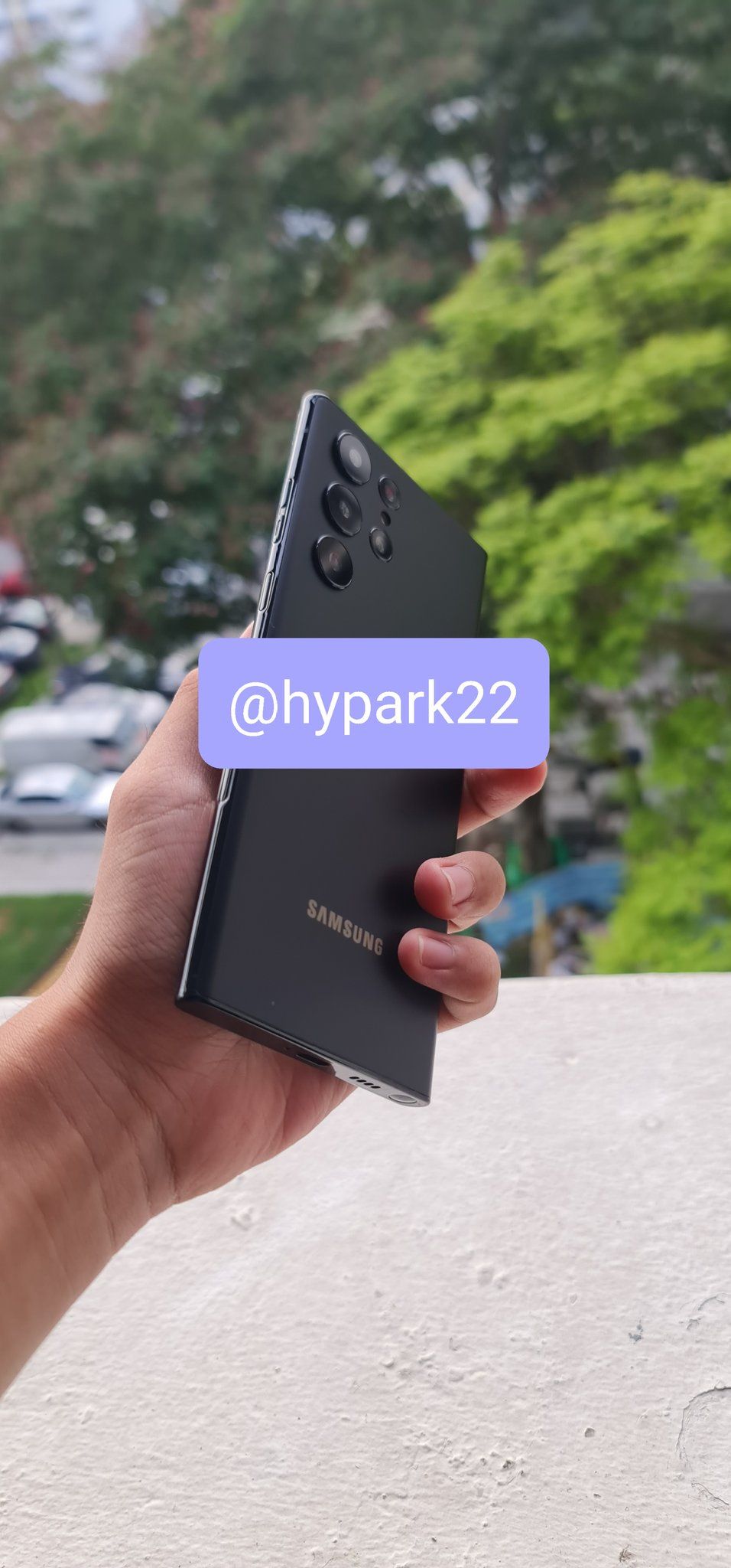 Samsung Galaxy Ultra 22 hands-on pics leak