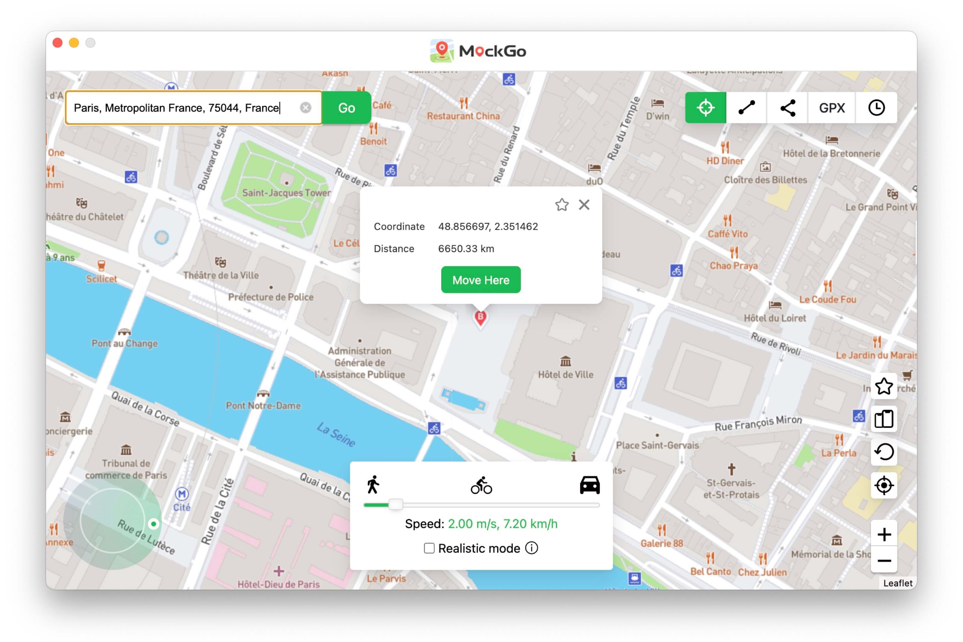 Teleport your iPhone GPS location anywhere in the world with MockGo