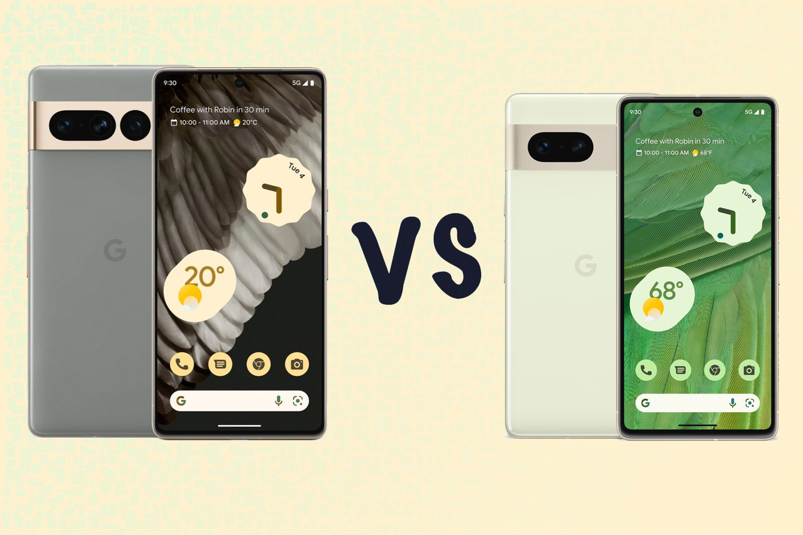 Google Pixel 7 Pro vs Pixel 7: Differences compared Google Pixel 7 Pro vs Pixel 7: Differences compared