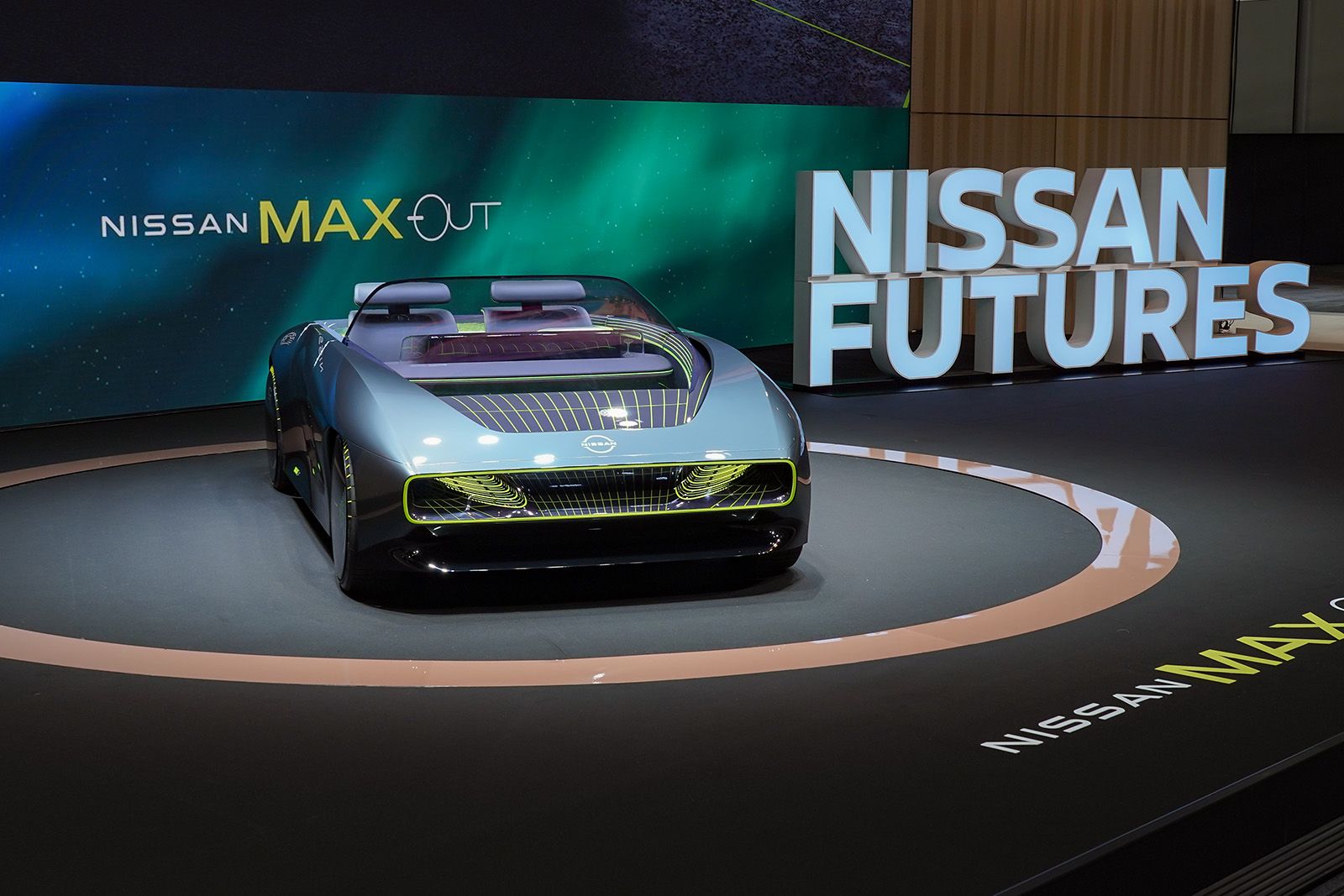 Nissan Max-Out convertible EV concept looks like it's straight out of Tron