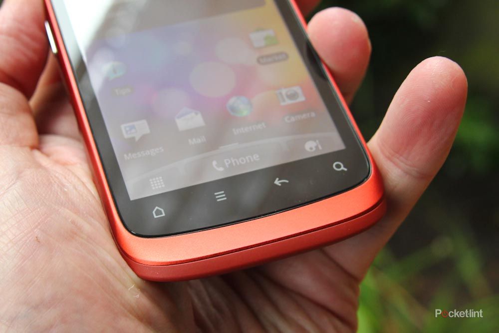 Red HTC Desire S hands-on
