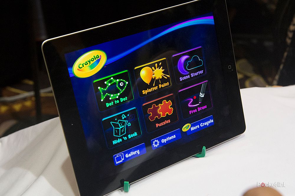 Crayola Light Marker with interactive iPad app pictures and hands-on