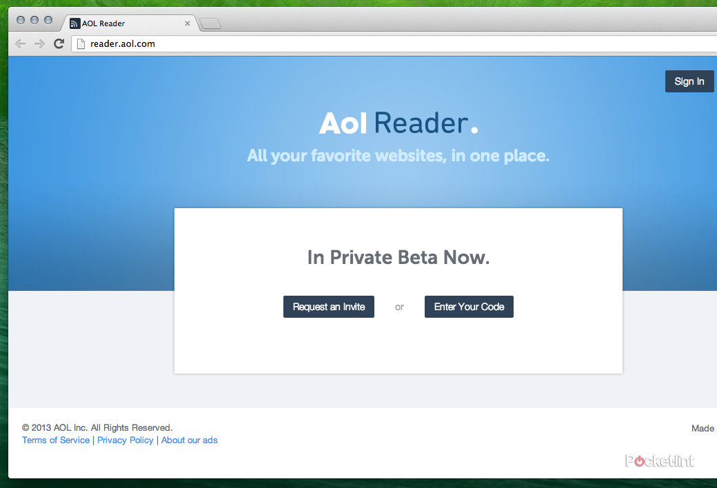 AOL Reader surfaces in private beta ahead of Google Reader shutdown