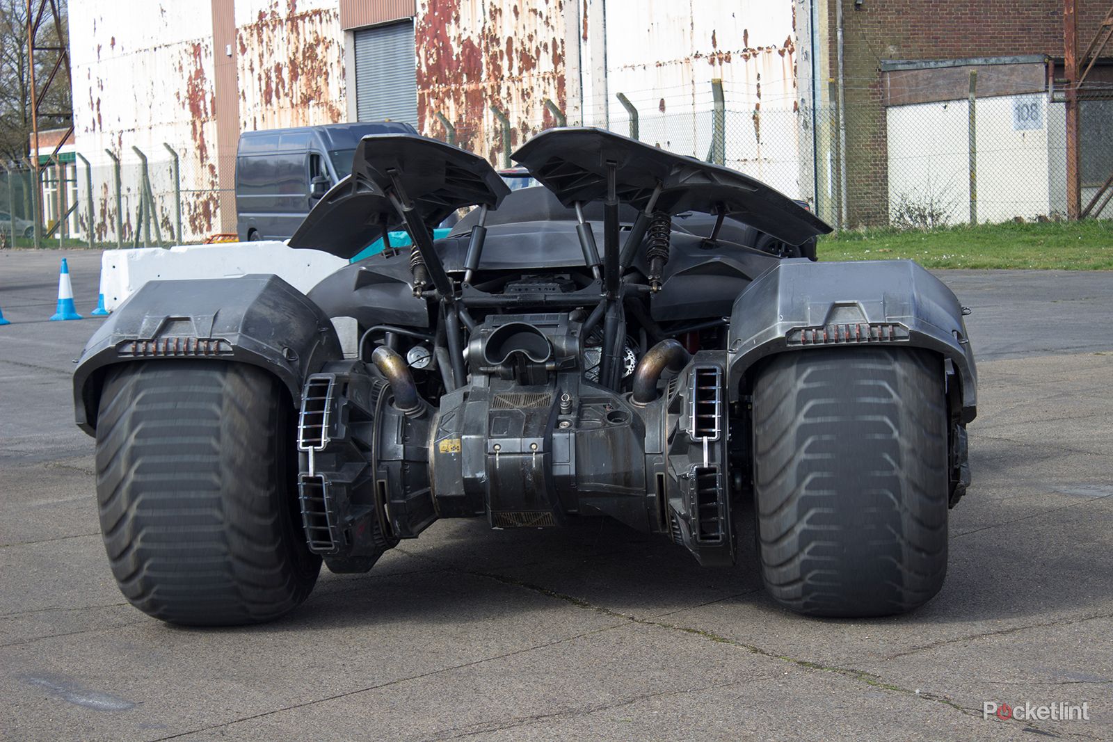 Riding shotgun with Batman: We've driven in the Batmobile