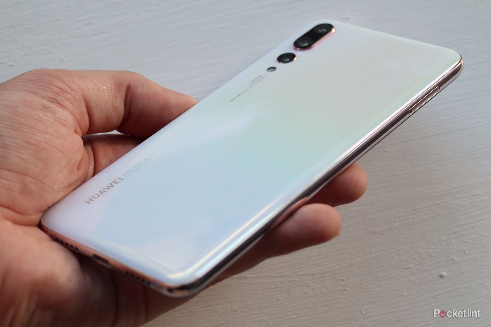 Huawei P20 Pro Pearl White up close: Check out our pictures