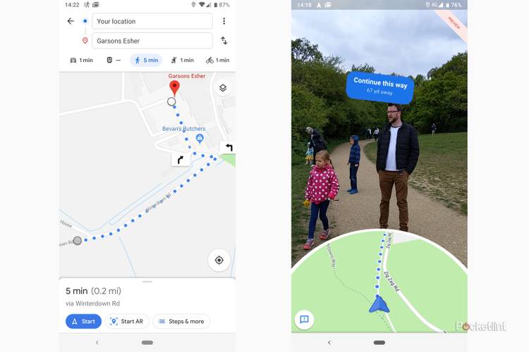 What is Google Maps AR navigation and Live View and how do you use it?