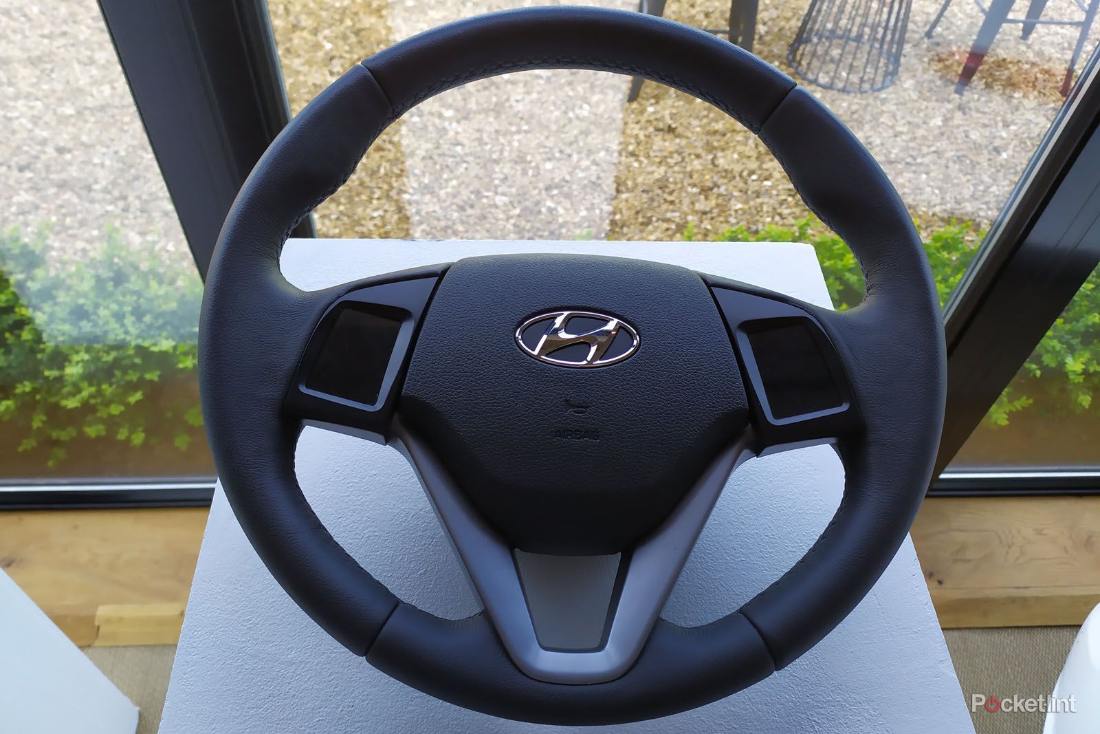 Hyundai's cockpit of the future puts haptic displays on the steering wheel