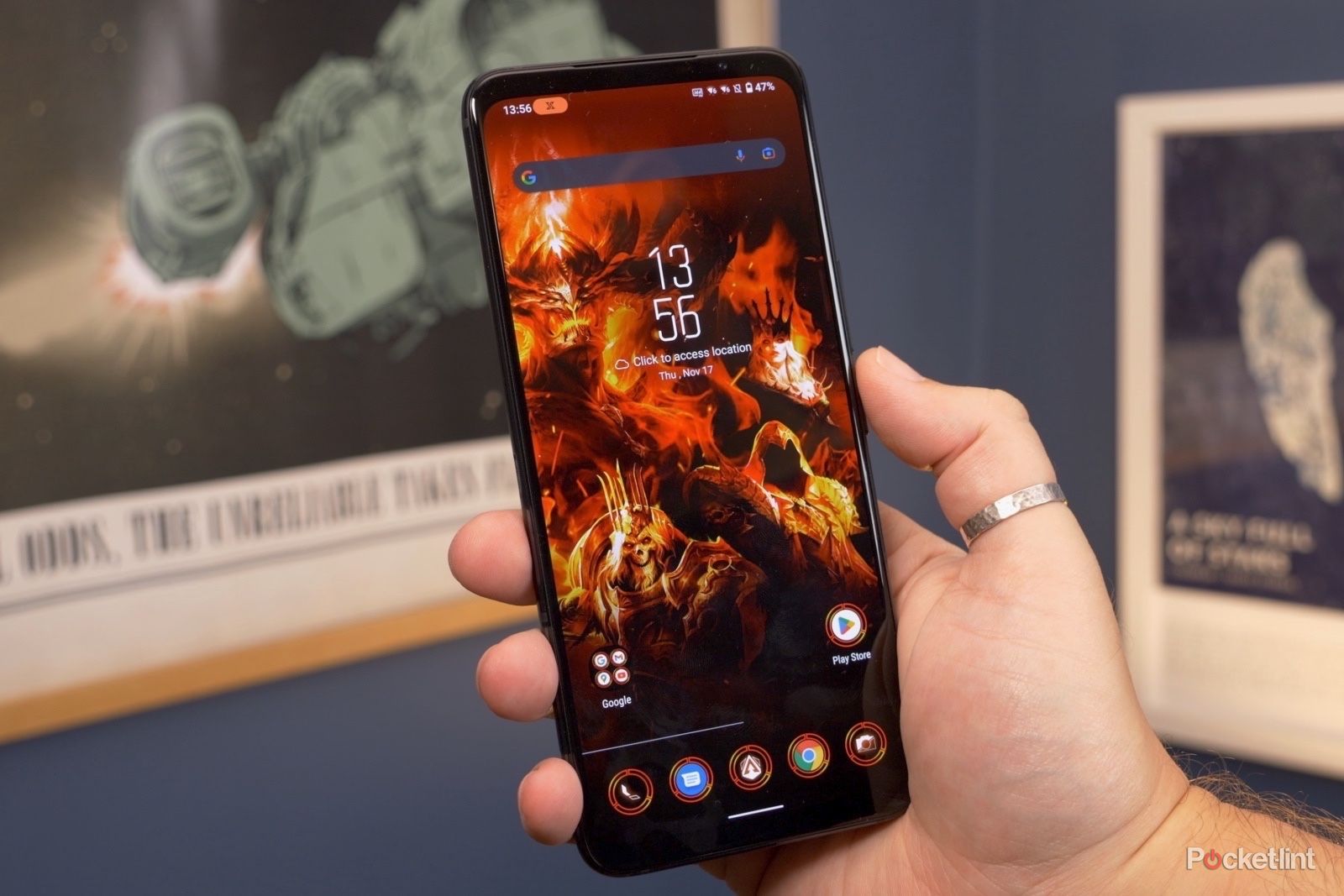 This is the Asus ROG Phone 6 Diablo Immortal Edition