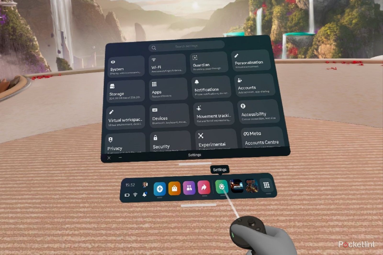 How to turn hand and eye tracking on and off on Meta Quest Pro