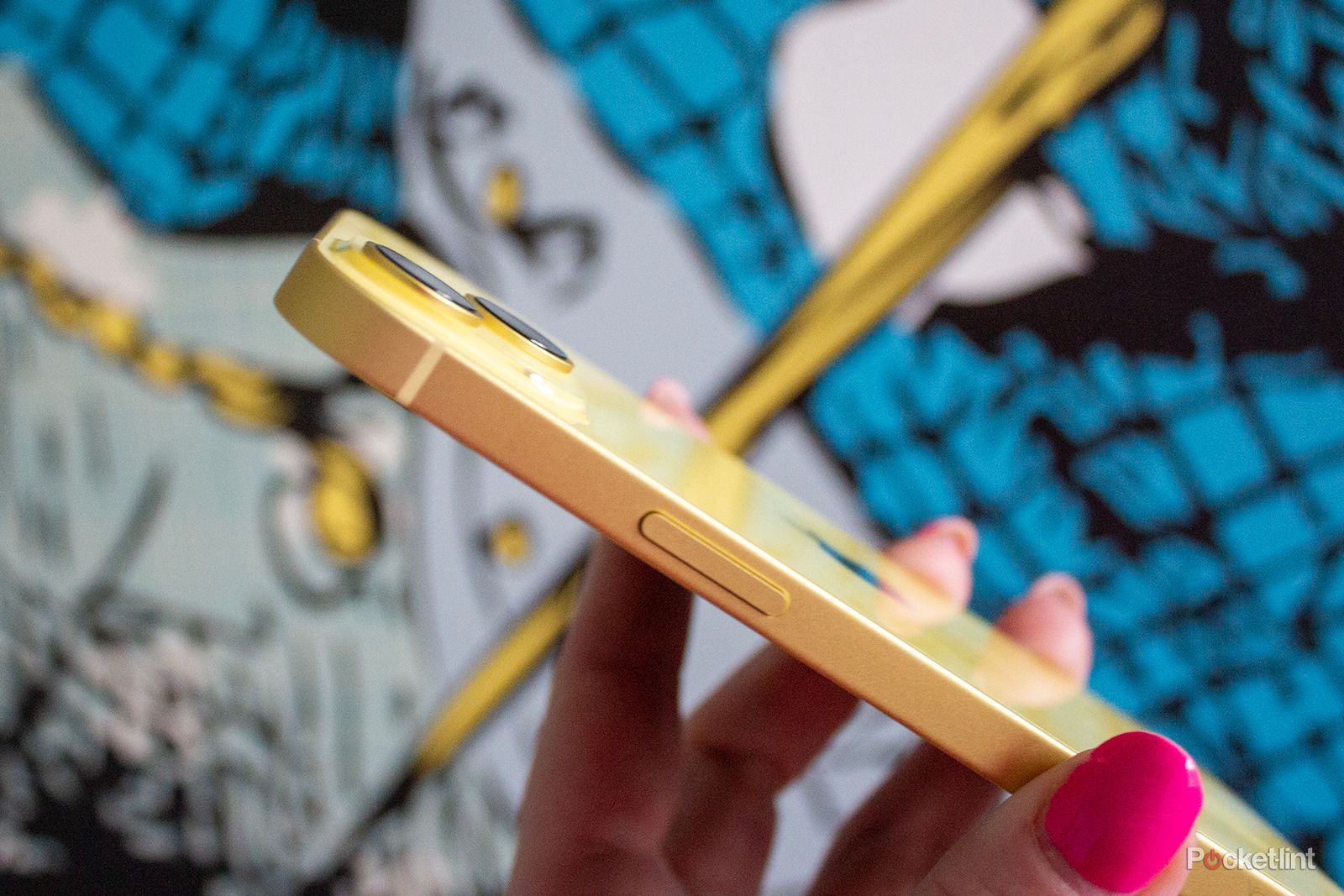 This is the Yellow Apple iPhone 14 in the flesh