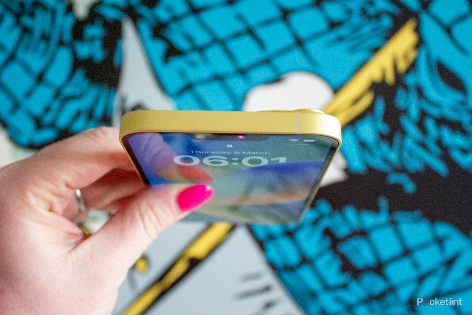 This is the Yellow Apple iPhone 14 in the flesh