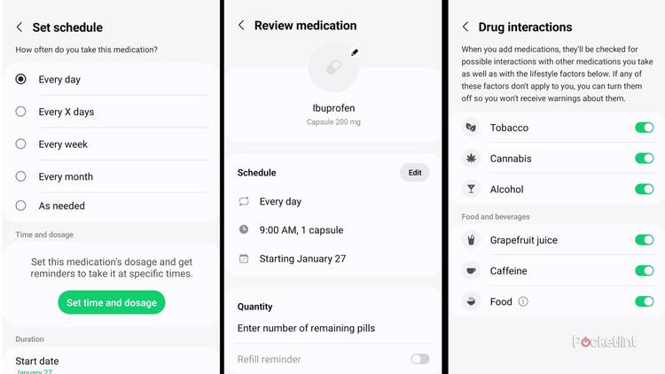 How to use Samsung Health to track and remember your meds