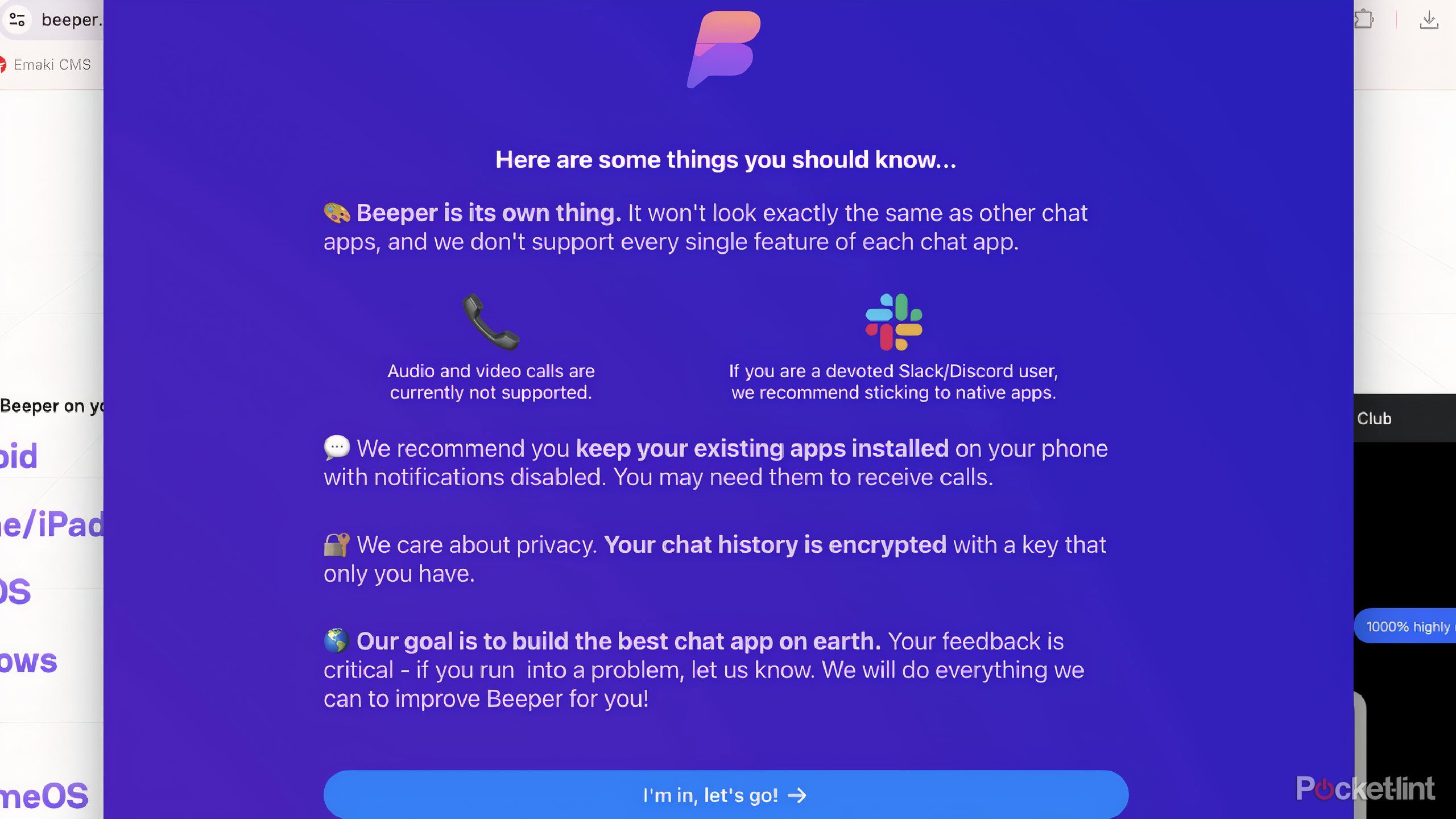 How to set up Beeper