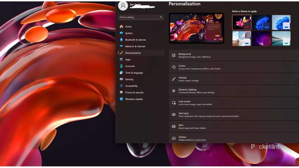 Here's how to make the taskbar transparent in Windows 11