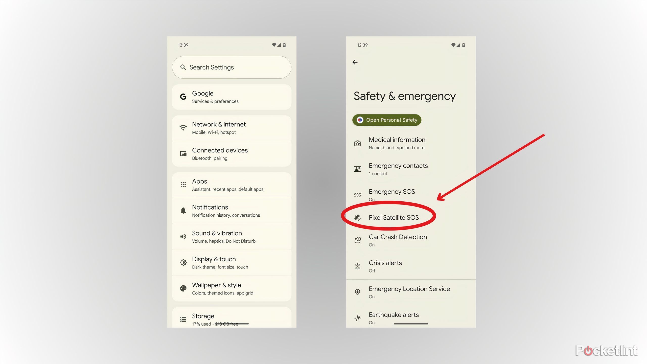 How to use smartphone satellite communication during an emergency